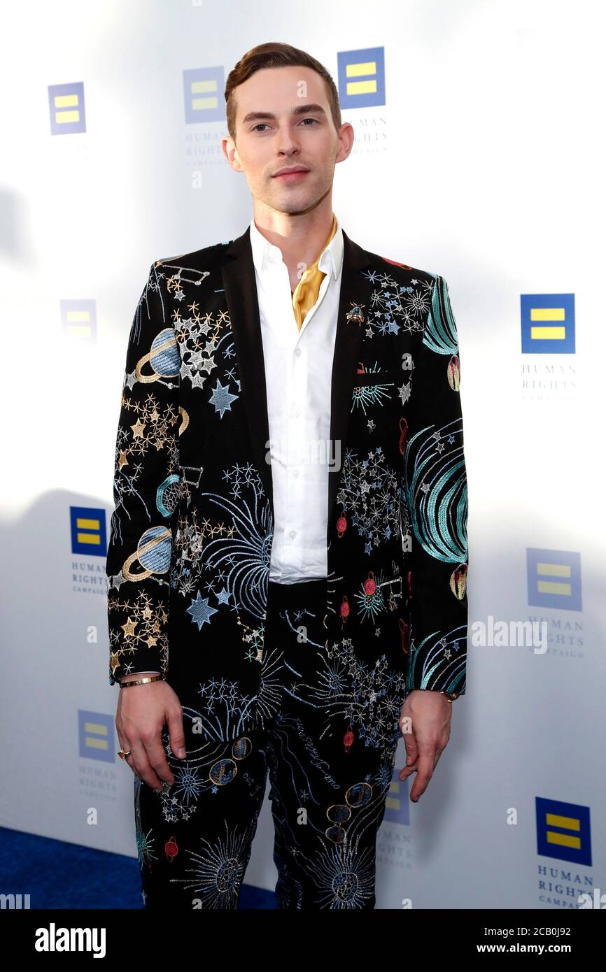 LOS ANGELES - MAR 30: Adam Rippon at the Human Rights Campaign 2019 Los ...