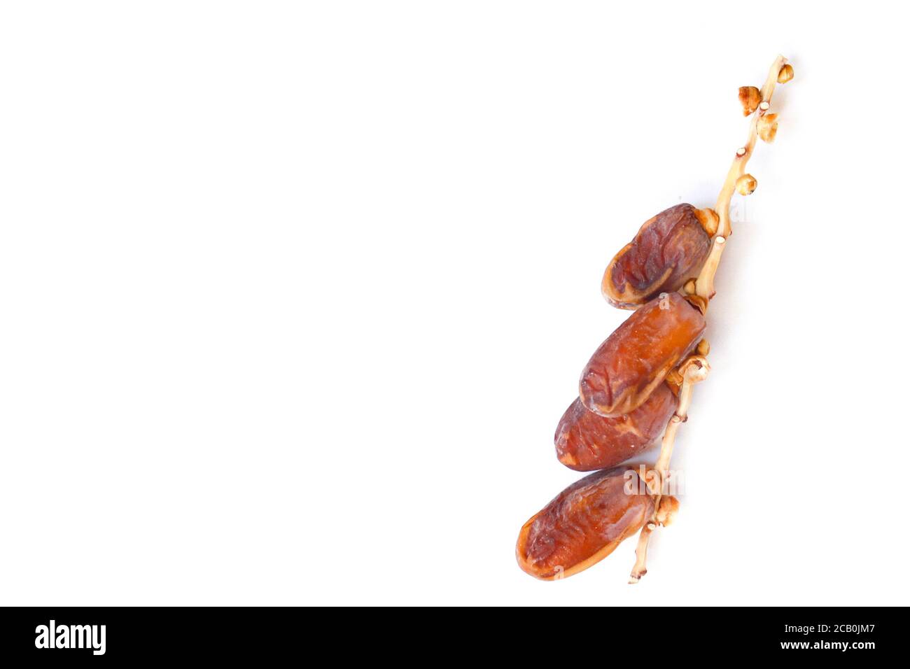 Dates fruit isolated on a white background. Top view. Flat lay pattern ...