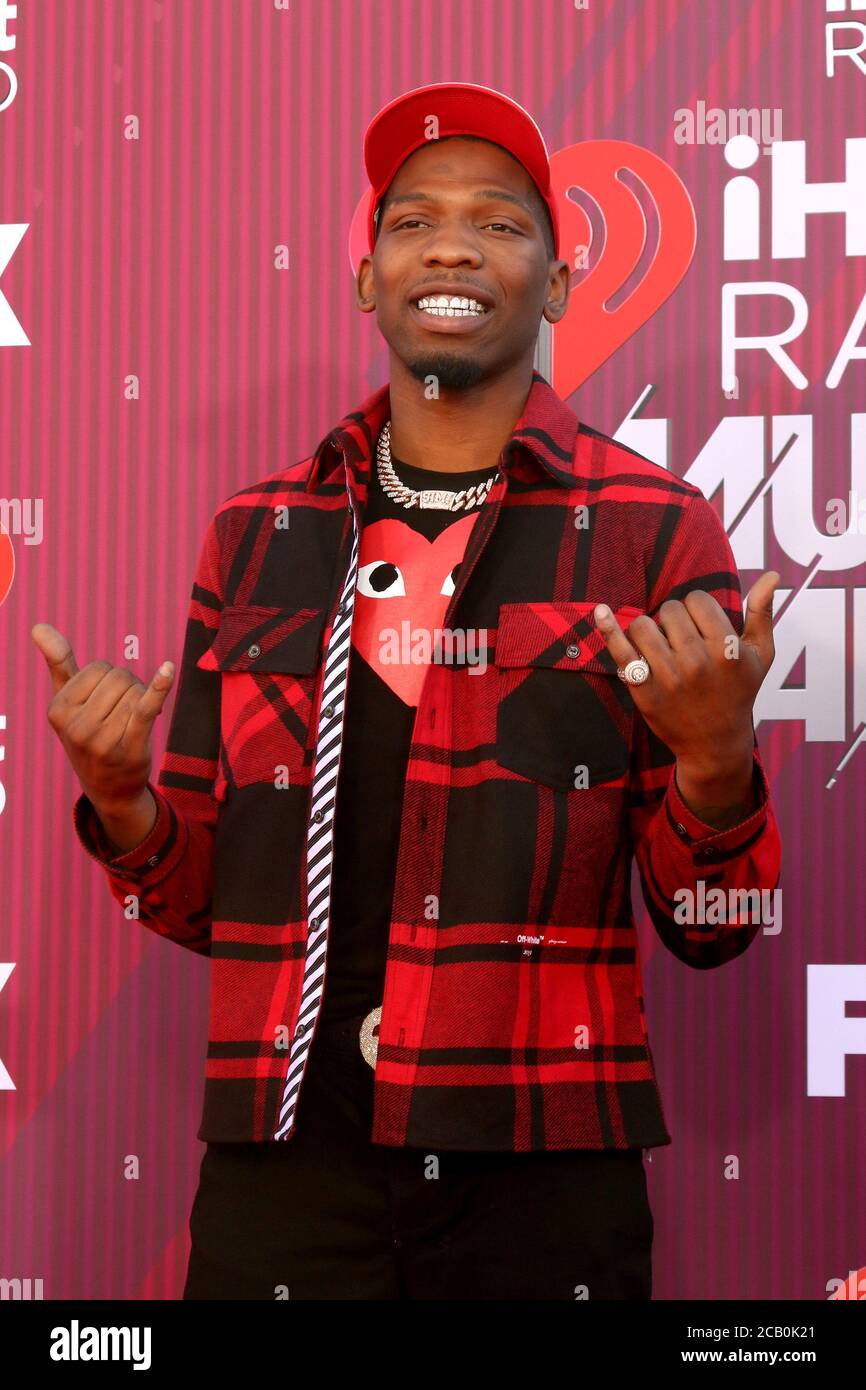 LOS ANGELES - MAR 14: BlocBoy, James Baker at the iHeart Radio Music ...