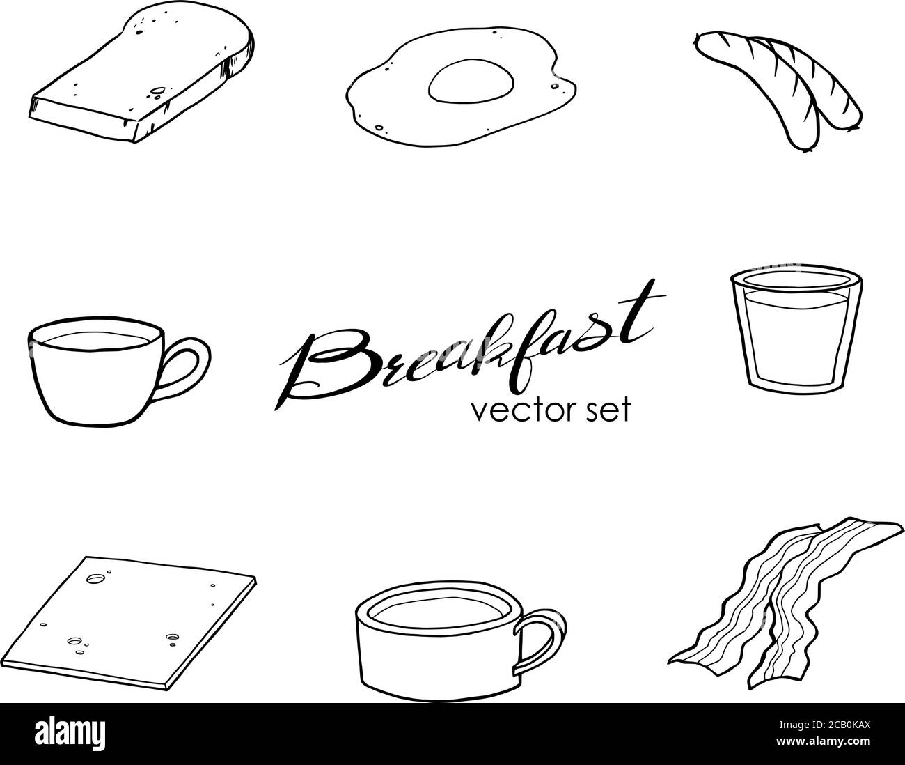 Vintage Breakfast Vector