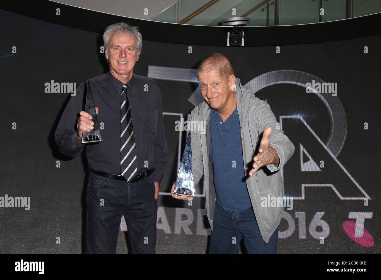 Roy Slaven, H.G Nelson attend the 30th ARIA Awards nomination event ...