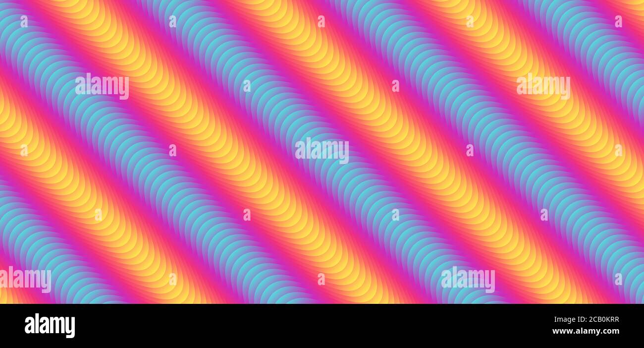 Line zigzag rainbow colorful pattern flow design overlap layer fluid ...