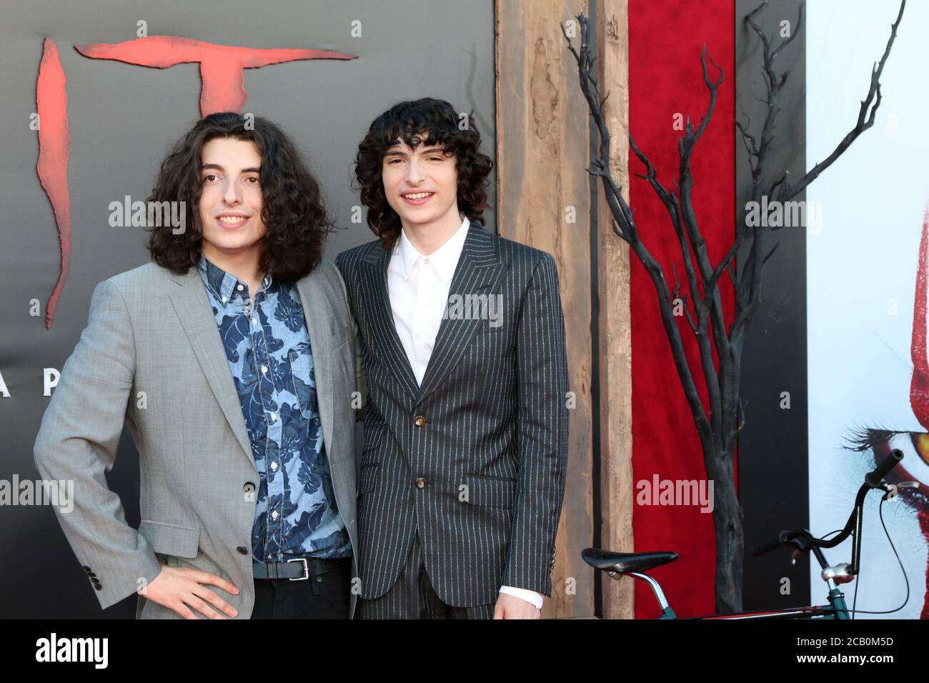 LOS ANGELES - AUG 26: Nick Wolfhard, Finn Wolfhard at the "It Chapter ...