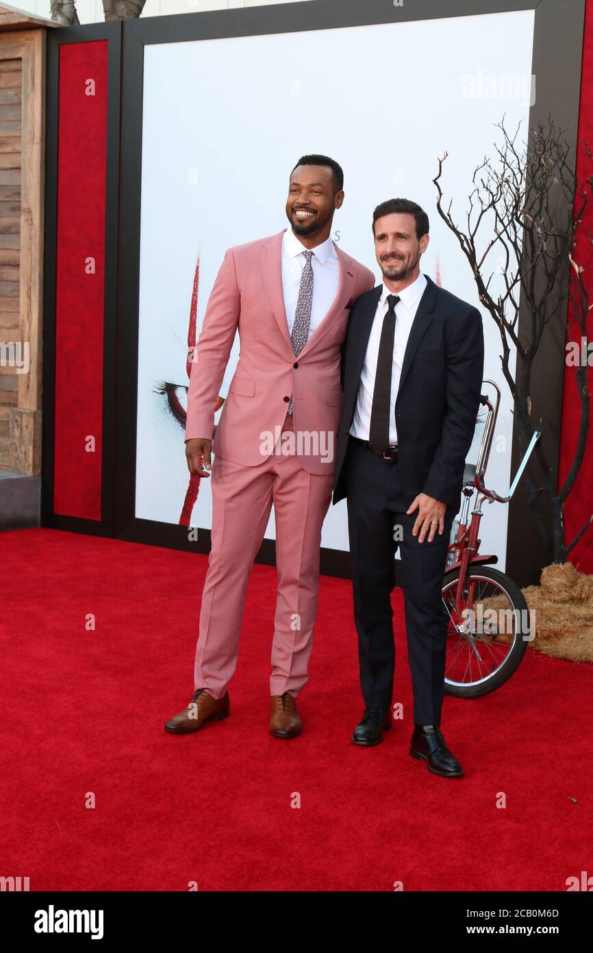 LOS ANGELES - AUG 26: Isaiah Mustafa, Jay Ryan at the "It Chapter Two ...
