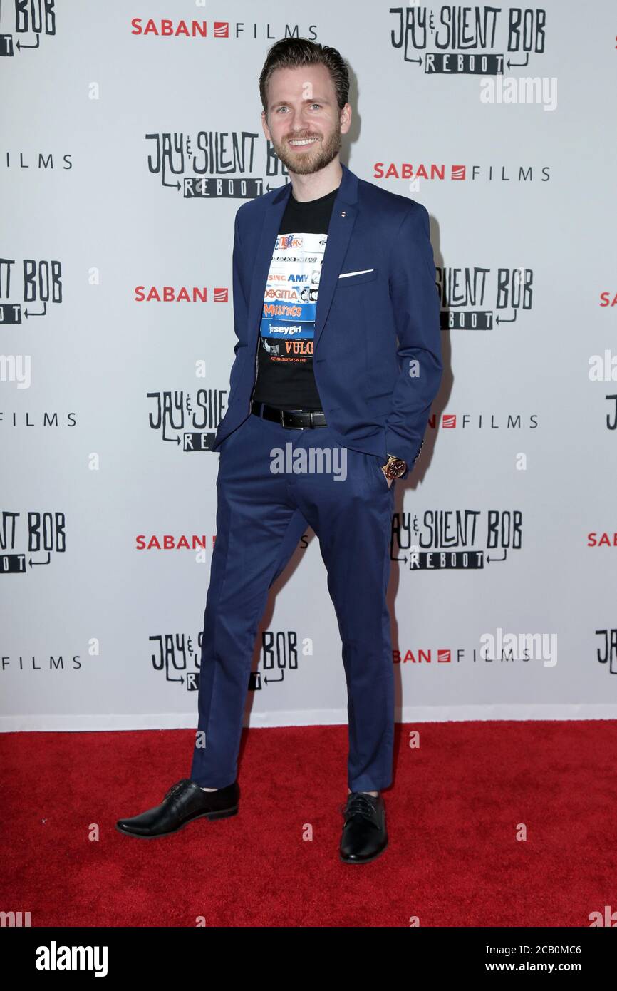 LOS ANGELES - OCT 15: Ryan James at the "Jay & Silent Bob Reboot" Los ...