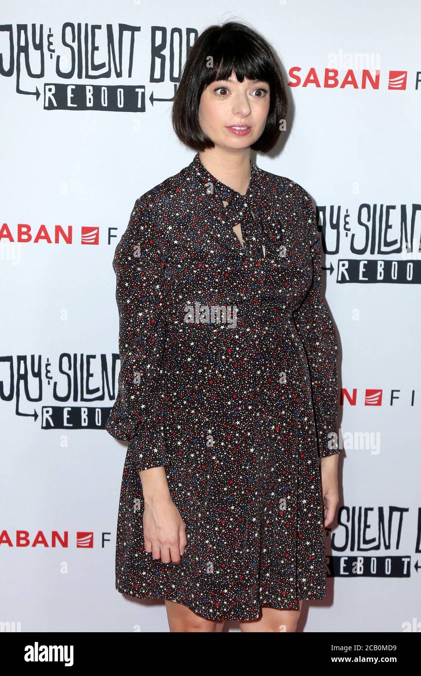 LOS ANGELES - OCT 15: Kate Micucci at the "Jay & Silent Bob Reboot" Los ...