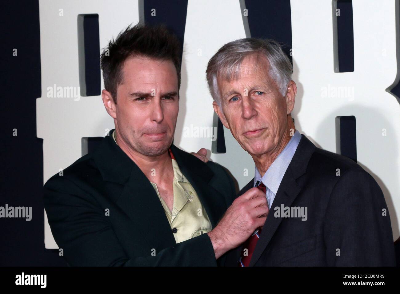 LOS ANGELES - OCT 15: Sam Rockwell, Pete Rockwell at the "Jojo Rabbit ...