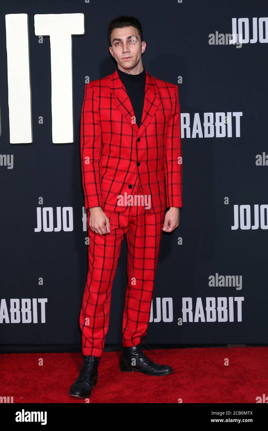 LOS ANGELES - OCT 15: Luke Brandon Field at the "Jojo Rabbit" Premiere ...