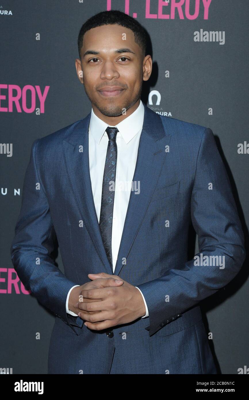 LOS ANGELES - APR 24: Kelvin Harrison Jr at the "J.T. Leroy" Premiere ...