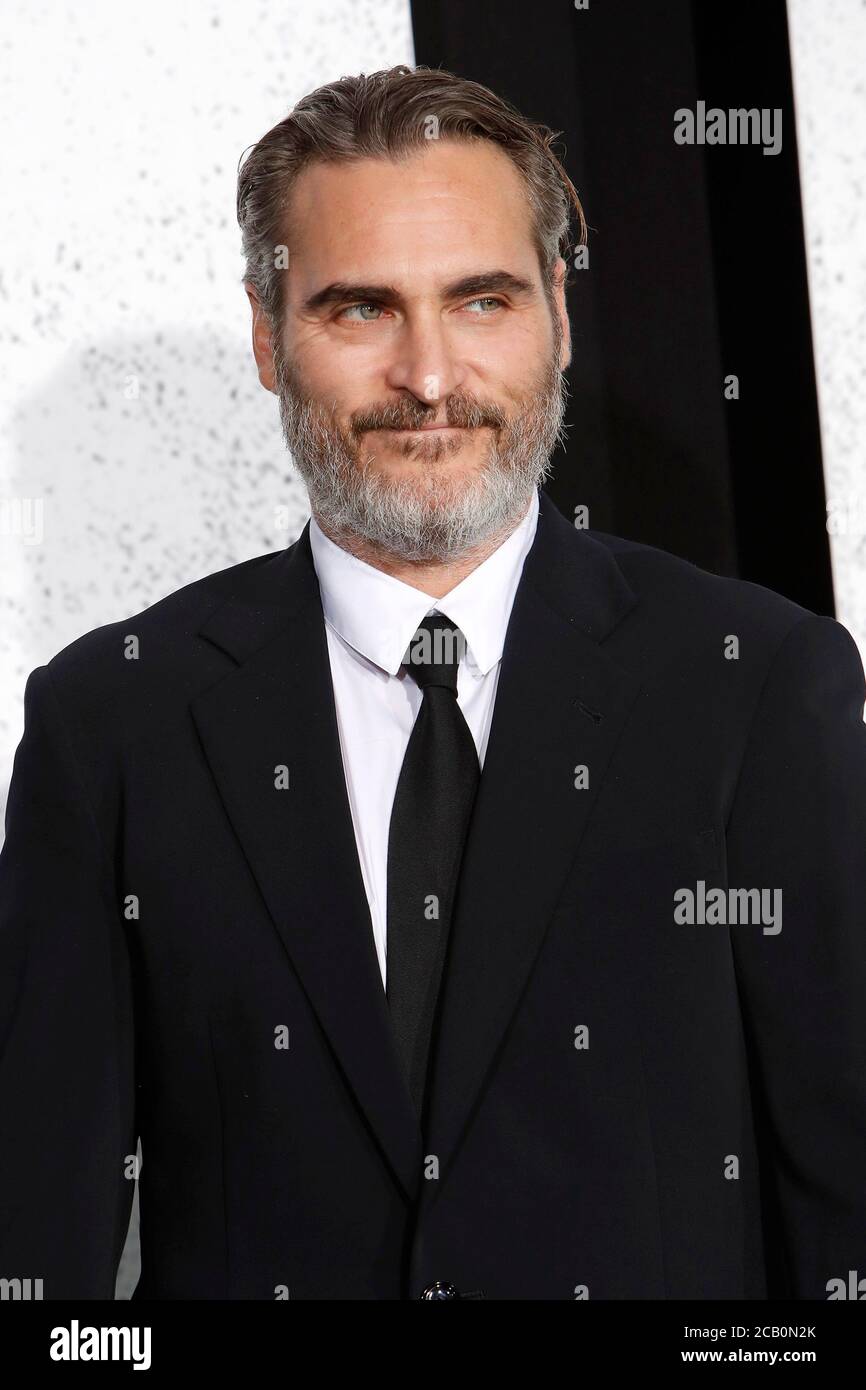 LOS ANGELES - SEP 28: Joaquin Phoenix at the "Joker" Premiere at the ...