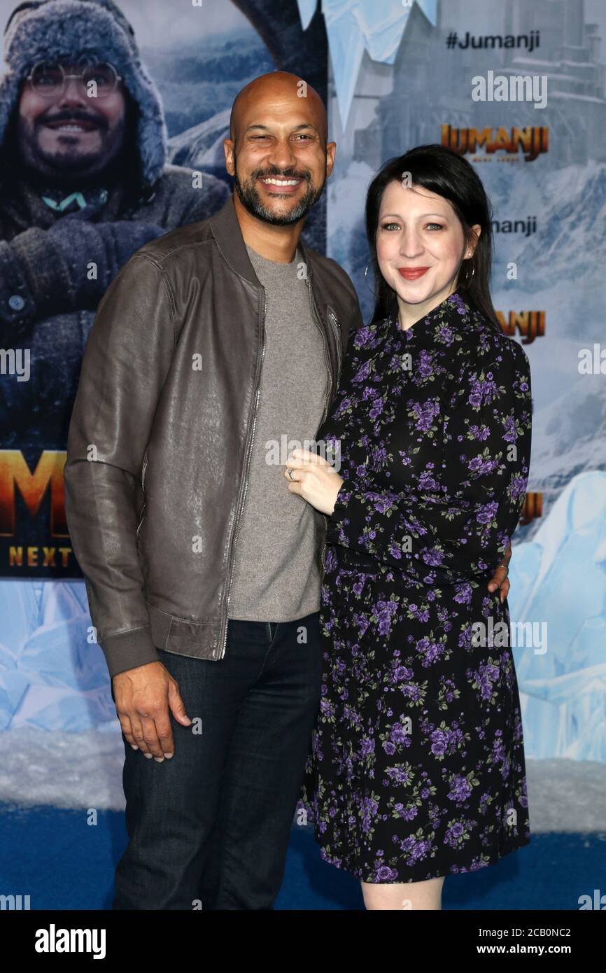 LOS ANGELES - DEC 9: Keegan-Michael Key, Elisa Key at the "Jumanji: The ...