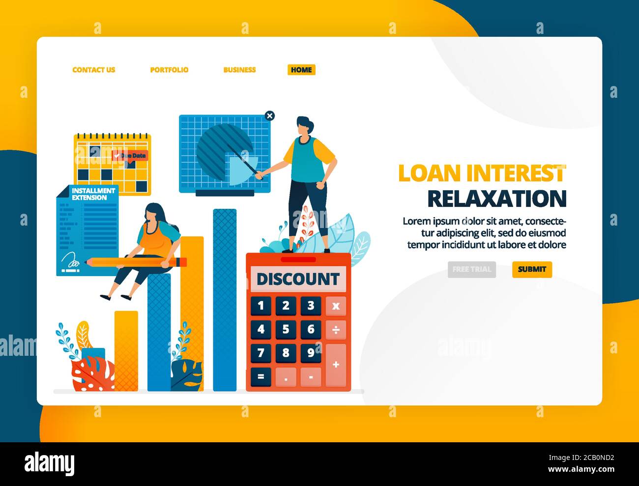 Signing contract cartoon Stock Vector Images - Alamy