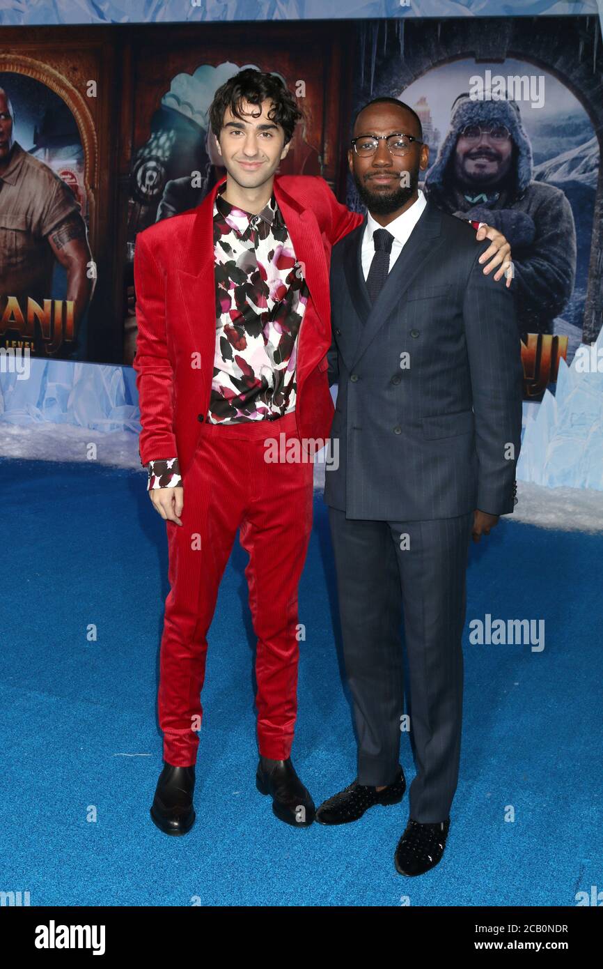 LOS ANGELES - DEC 9: Alex Wolff, Lamorne Morris at the "Jumanji: The ...