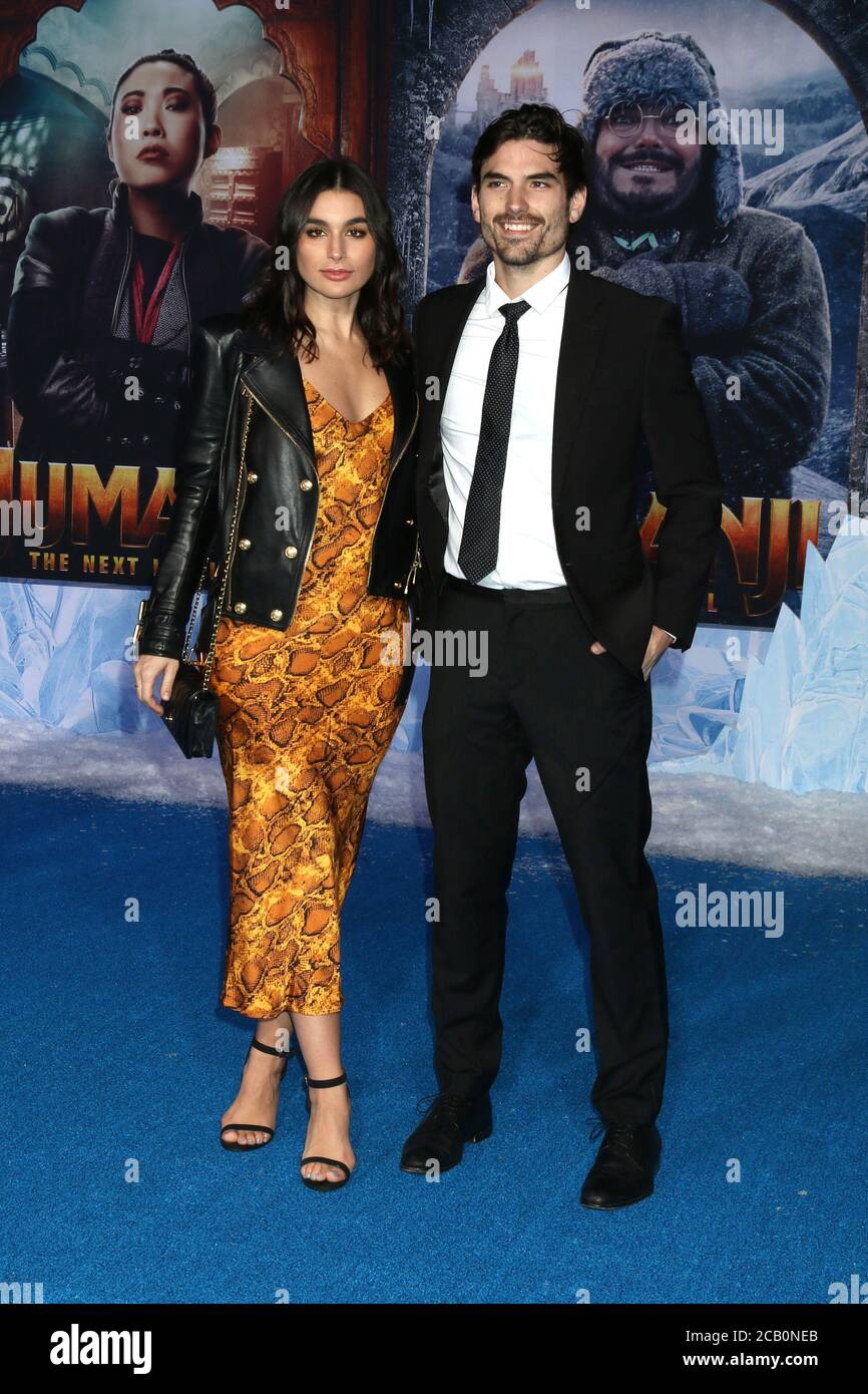LOS ANGELES - DEC 9: Ashley Iaconetti, Jared Haibon at the "Jumanji ...