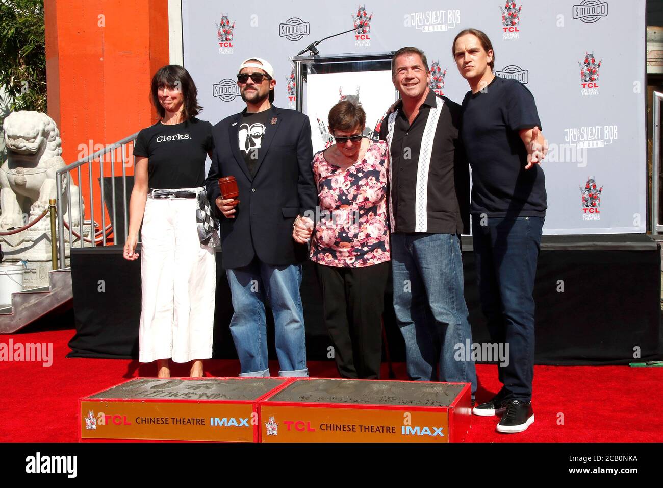 LOS ANGELES - OCT 14: Kevin Smith, Family, Jason Mewes at the Kevin ...