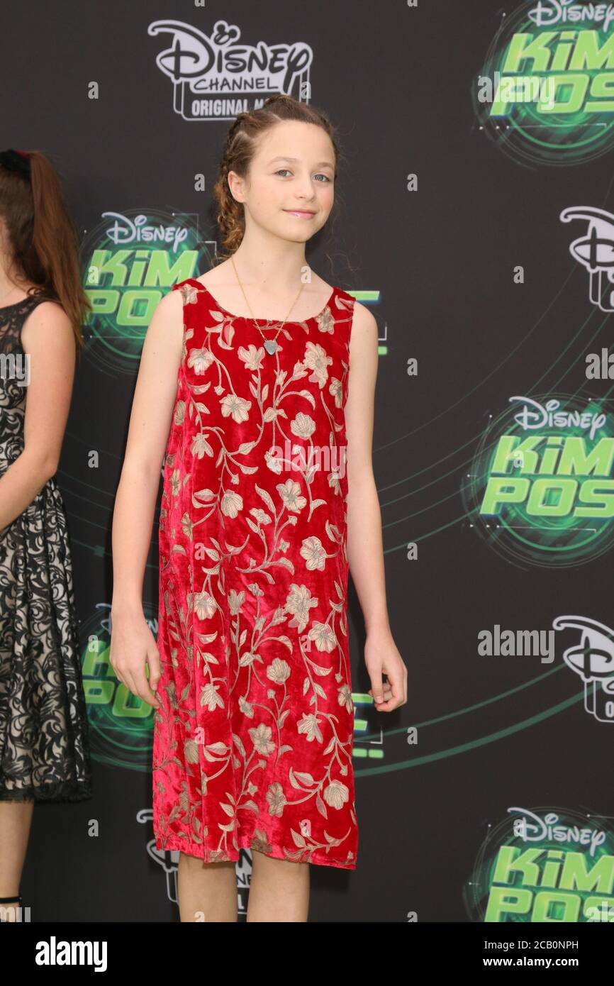 LOS ANGELES - FEB 12: Sofia Rosinsky at the "Kim Possible" Premiere ...