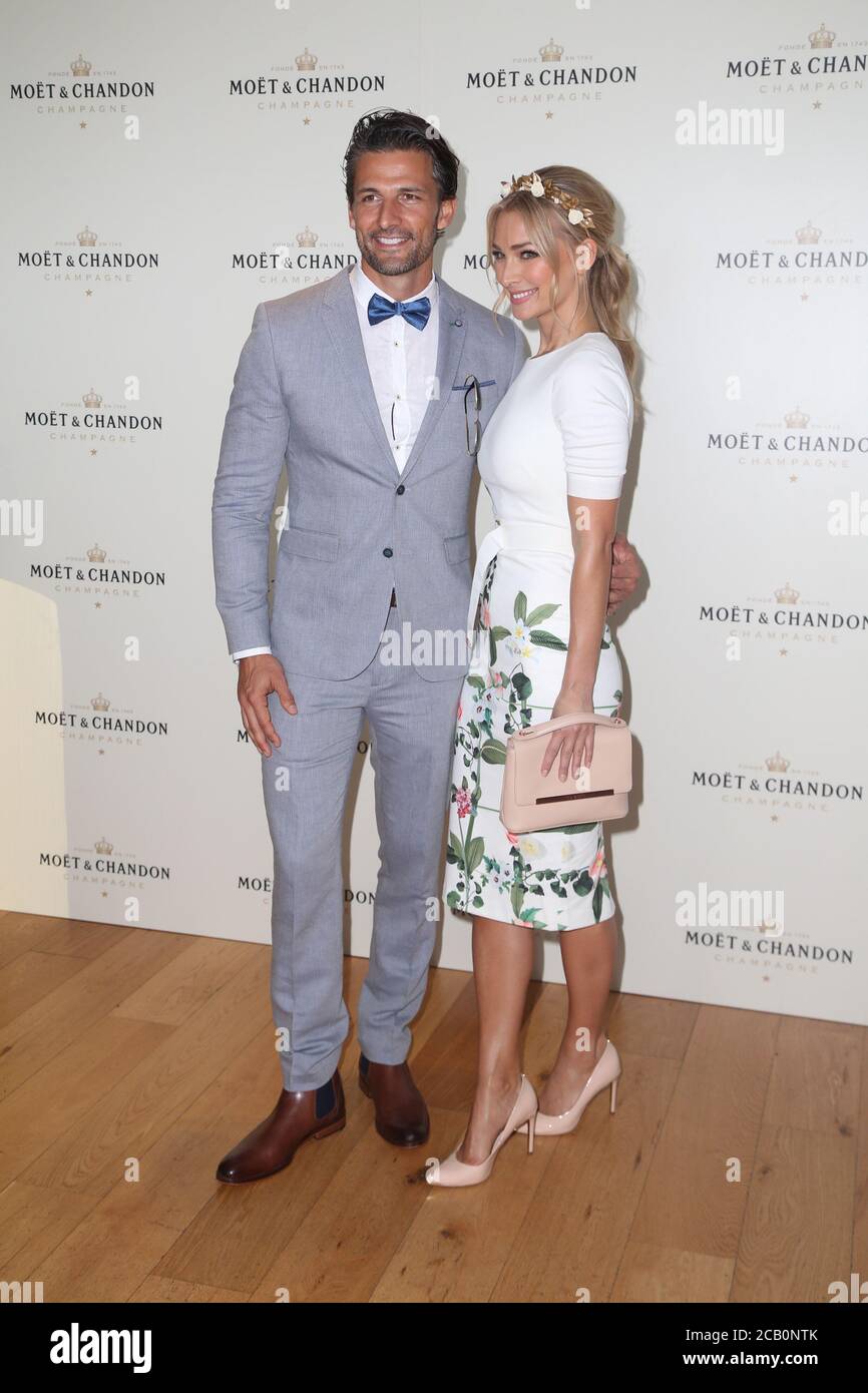 Tim Robards and Anna Heinrich attend Moet & Chandon Spring Champion ...