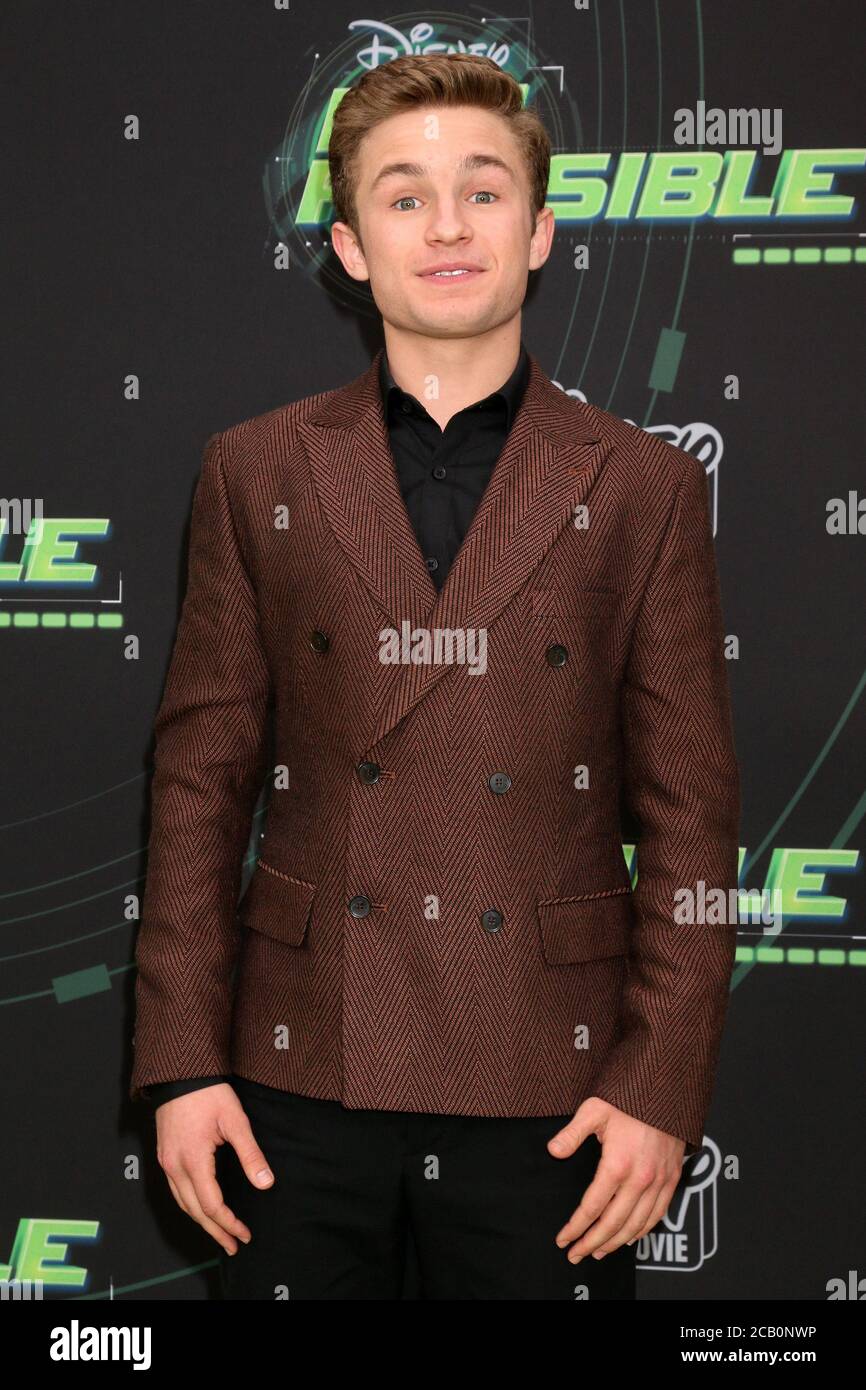 LOS ANGELES - FEB 12: Sean Giambrone at the "Kim Possible" Premiere ...