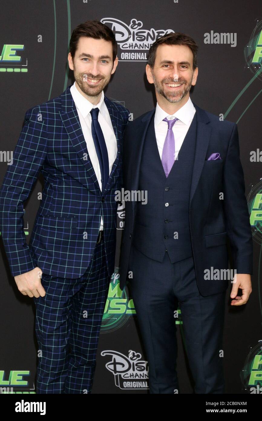 LOS ANGELES - FEB 12: Zach Lipovsky, Adam B Stein at the "Kim Possible ...