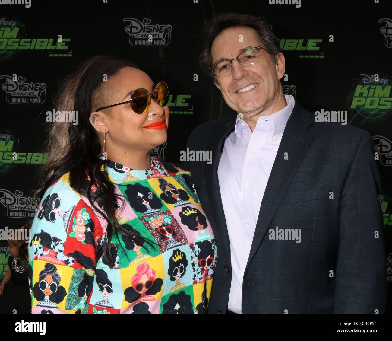 LOS ANGELES - FEB 12: Raven-Symone, Gary Marsh at the "Kim Possible ...