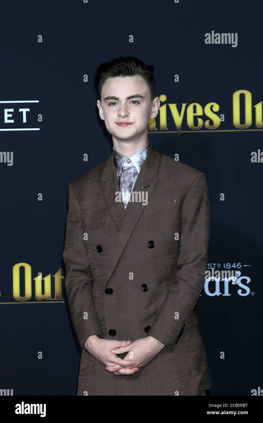 LOS ANGELES - NOV 14: Jaeden Martell, Jaeden Lieberher at the "Knives ...