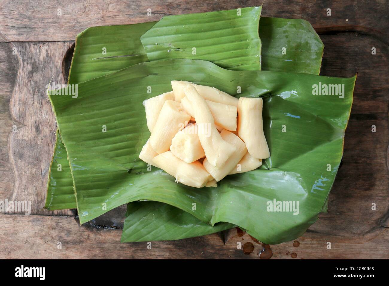Tapai or Tape or Peuyeum are traditional food snack from indonesia ...
