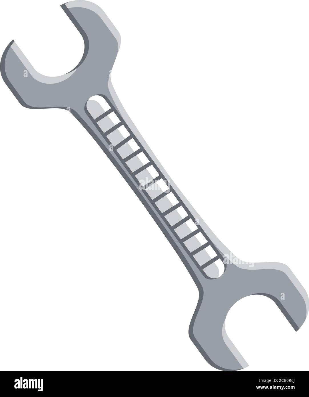 wrench tool on white background vector illustration design Stock Vector ...