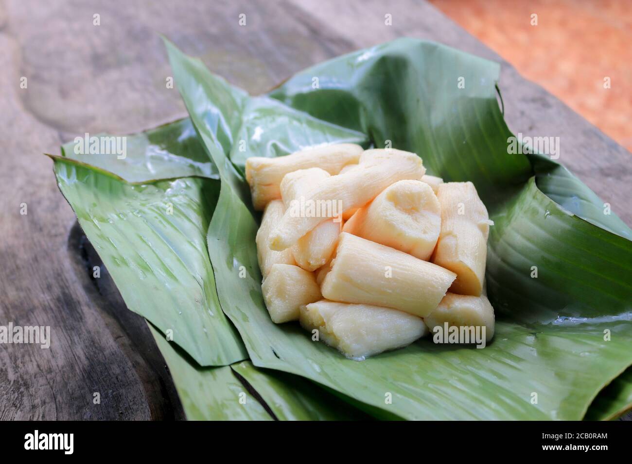 Tapai or Tape or Peuyeum are traditional food snack from indonesia ...
