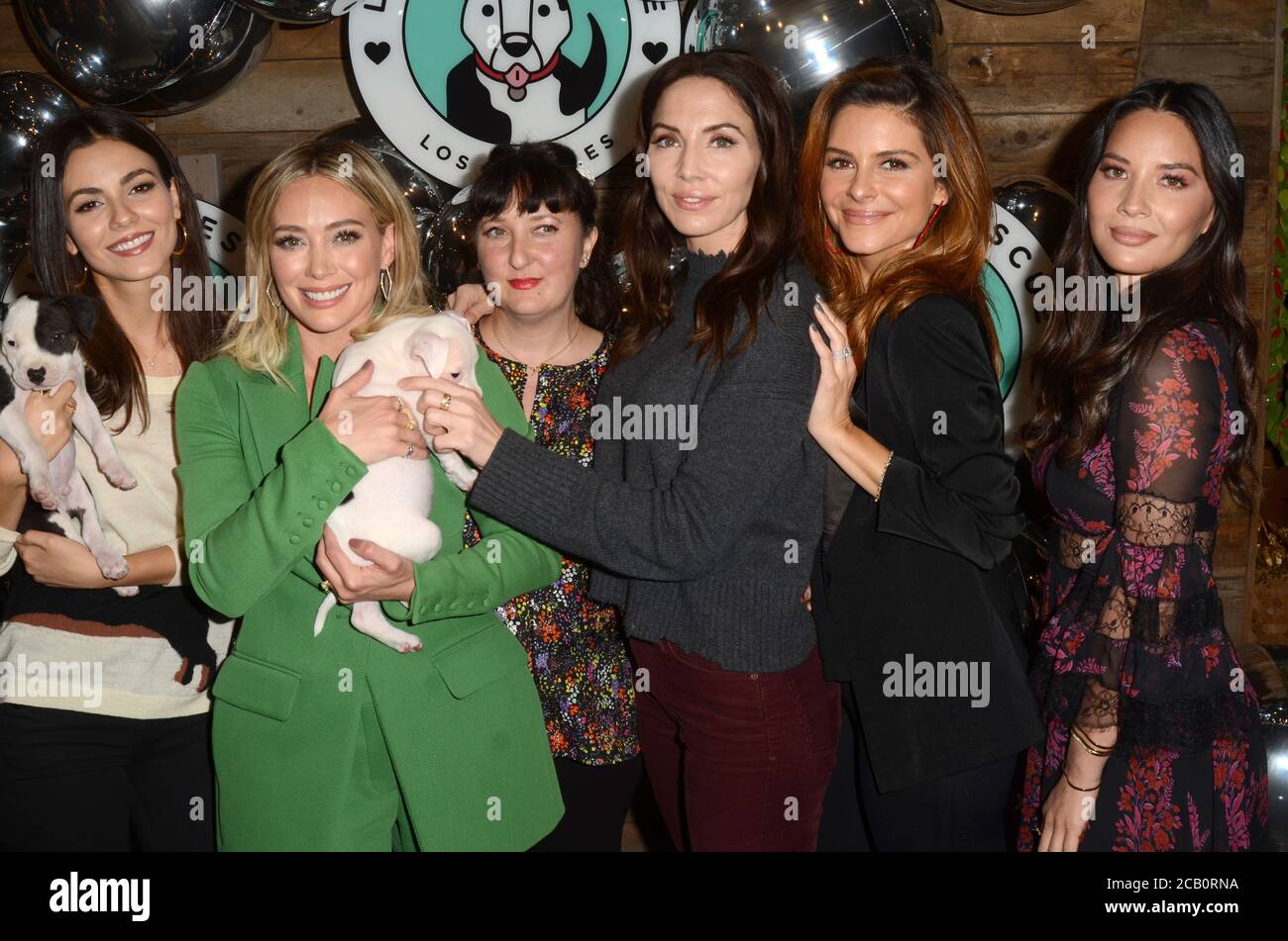 LOS ANGELES - NOV 6: Victoria Justice, Hilary Duff, Sasha Abelson ...