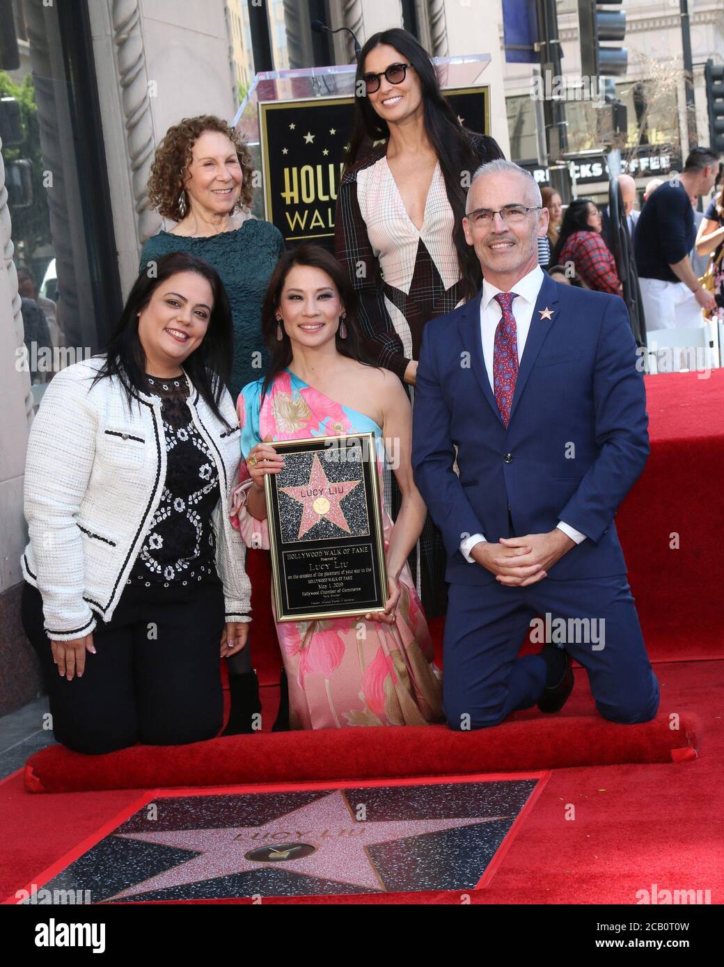 LOS ANGELES - MAY 1: Rana Ghadban, Rhea Perlman, Lucy Liu, Demi Moore ...