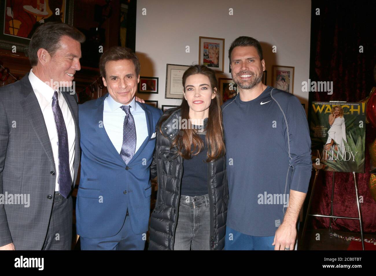 LOS ANGELES - FEB 20: Peter Bergman, Christian LeBlanc, Amelia Heinle ...