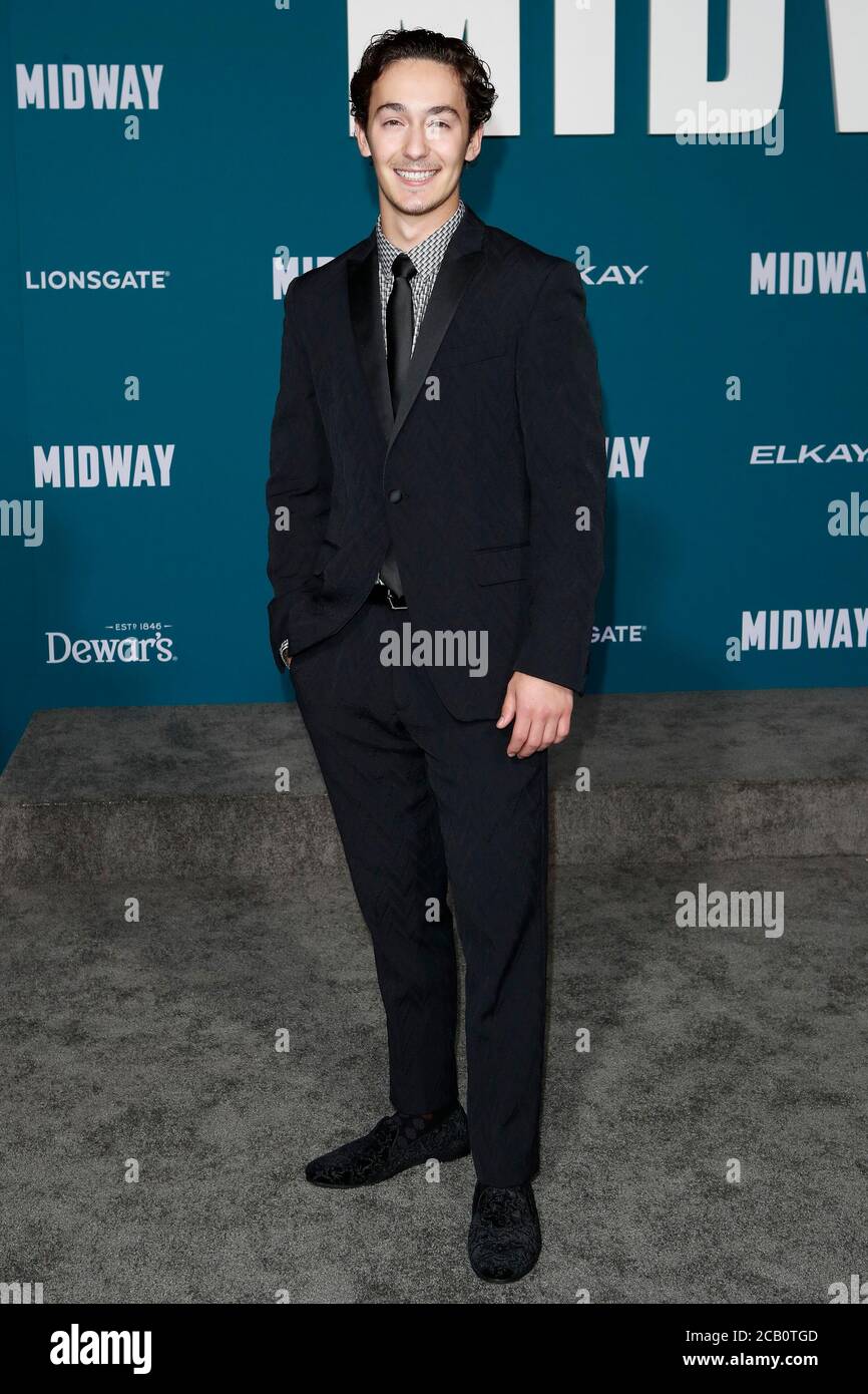 LOS ANGELES - NOV 5: Mikael Conde at the "Midway" Premiere at the ...