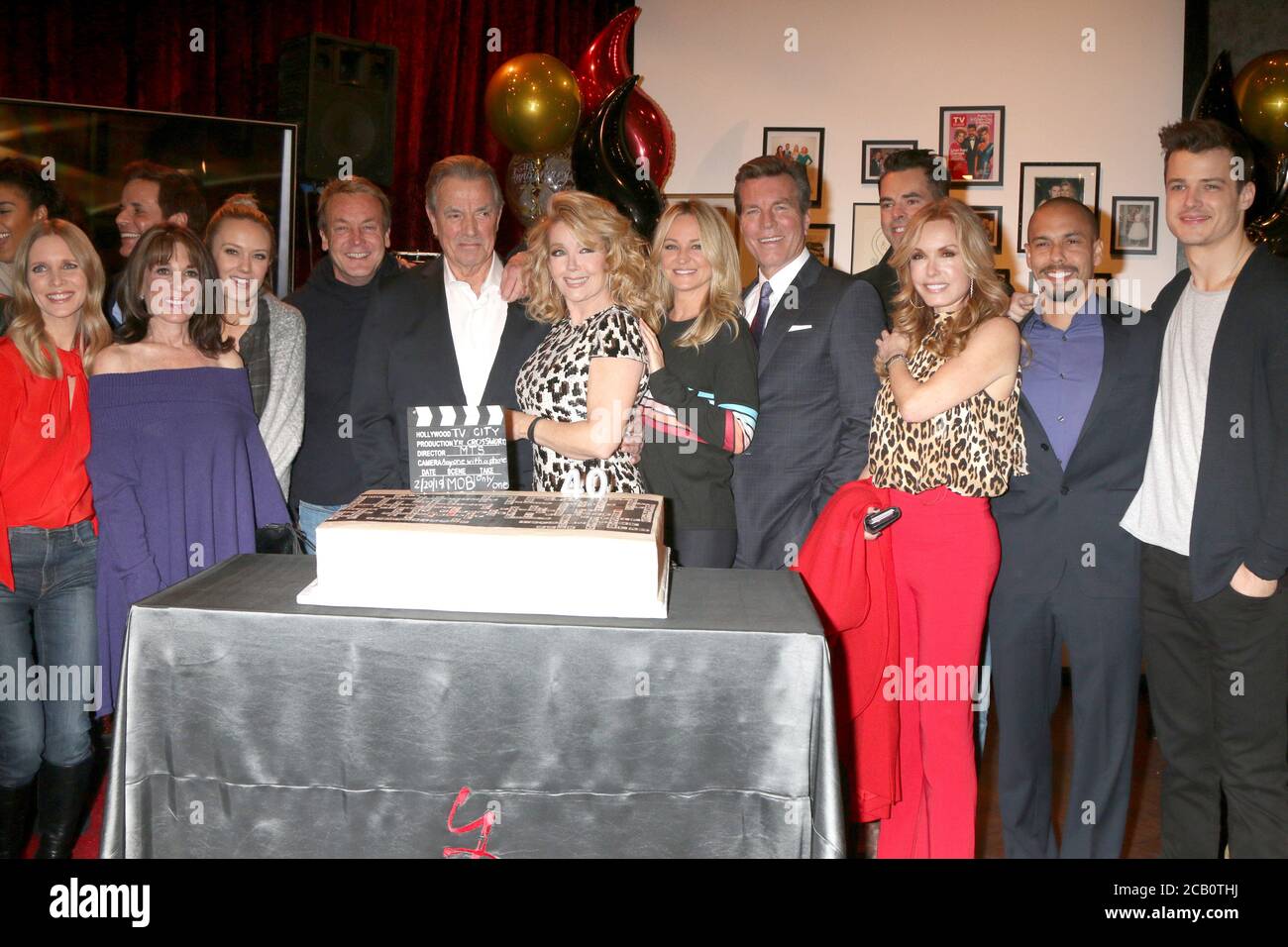 LOS ANGELES - FEB 20: Melody Thoams Scott, YnR Castmates at the Melody ...