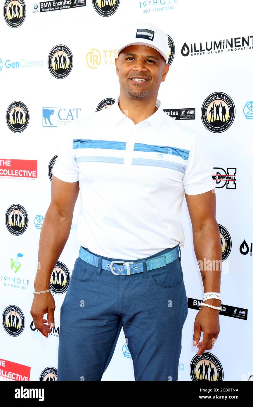 LOS ANGELES - AUG 2: Dondre Whitfield at the Mike Tyson Celebrity Golf ...