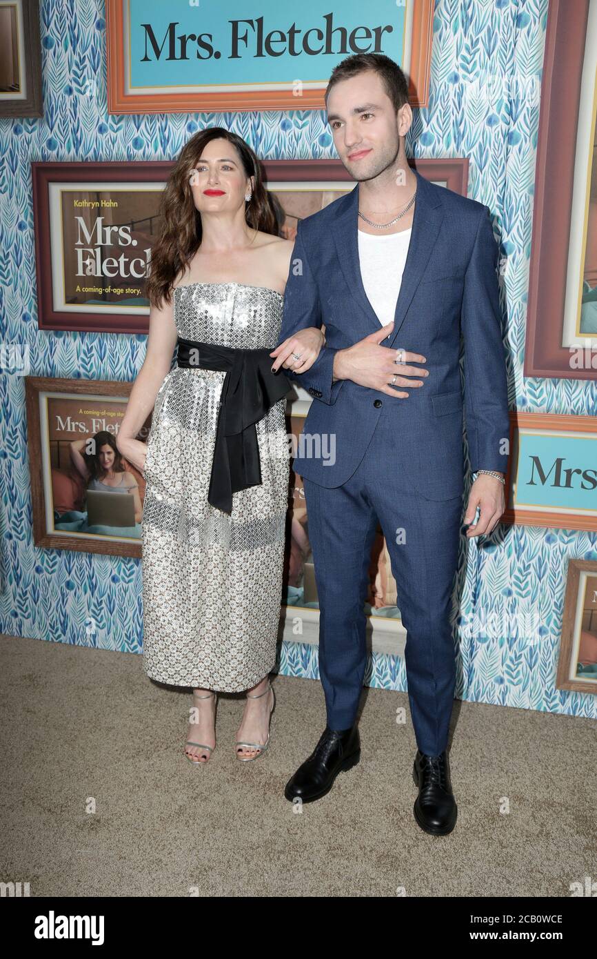 LOS ANGELES - OCT 21: Kathryn Hahn, Jackson White at the "Mrs Fletcher ...