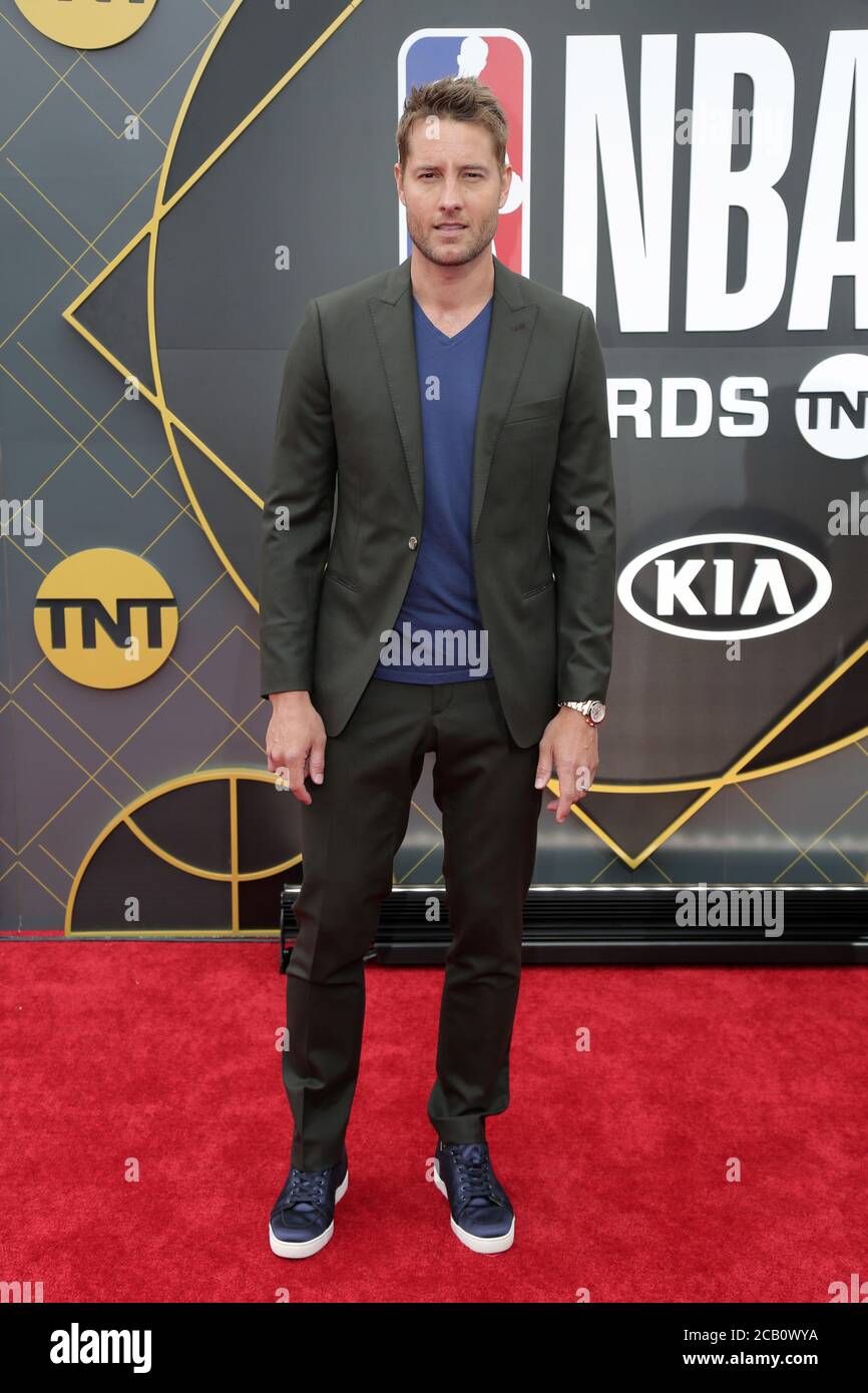 LOS ANGELES - JUN 24: Justin Hartley at the 2019 NBA Awards at the ...