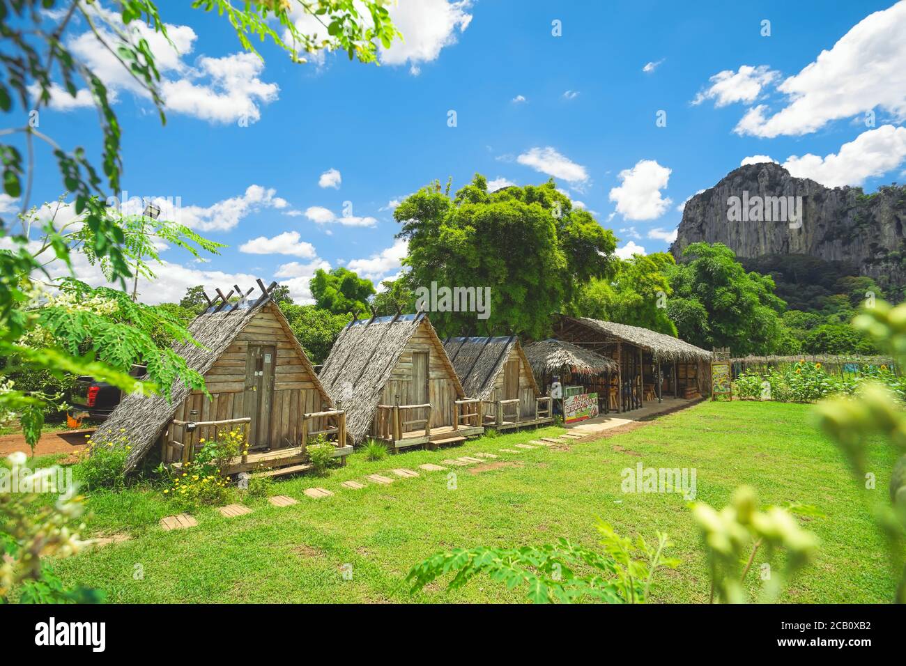 Sa Kaeo, Thailand - July 17, 2020: Beautiful scenery at the popular ...