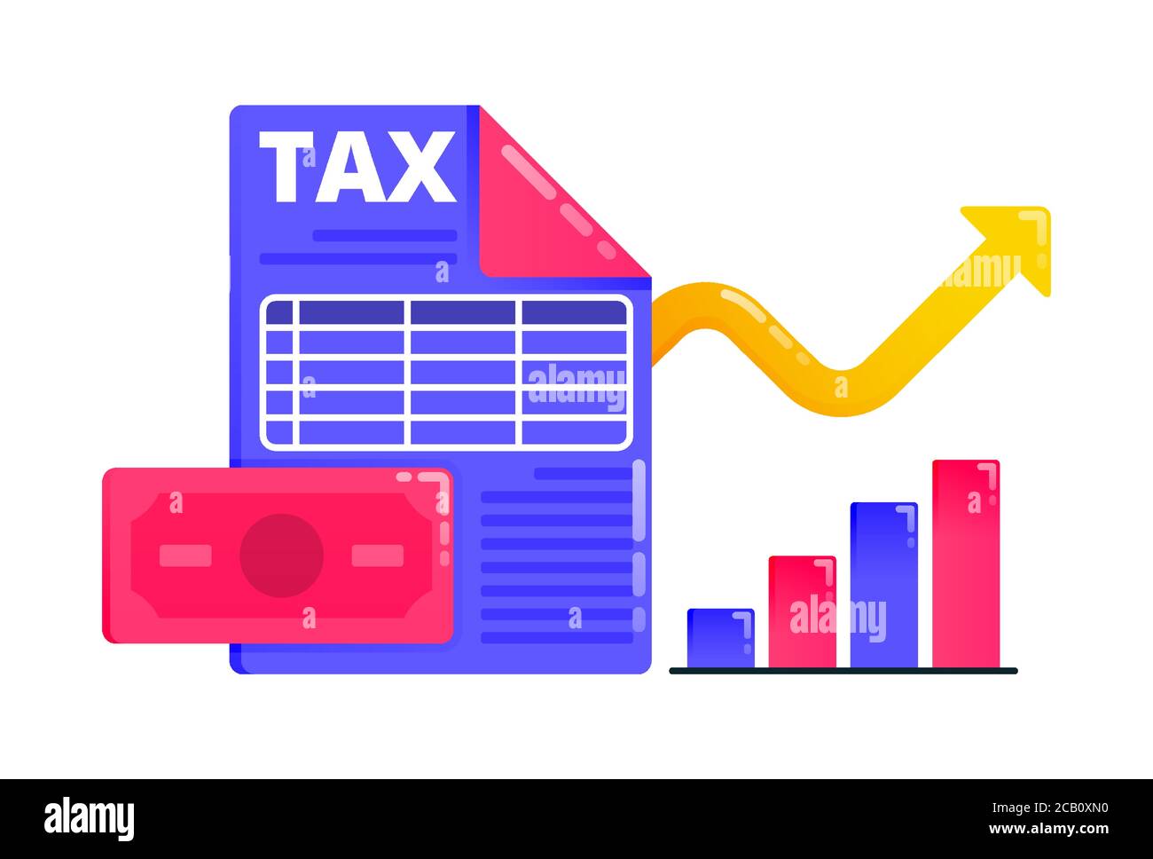 Revenue increase chart Stock Vector Images - Alamy