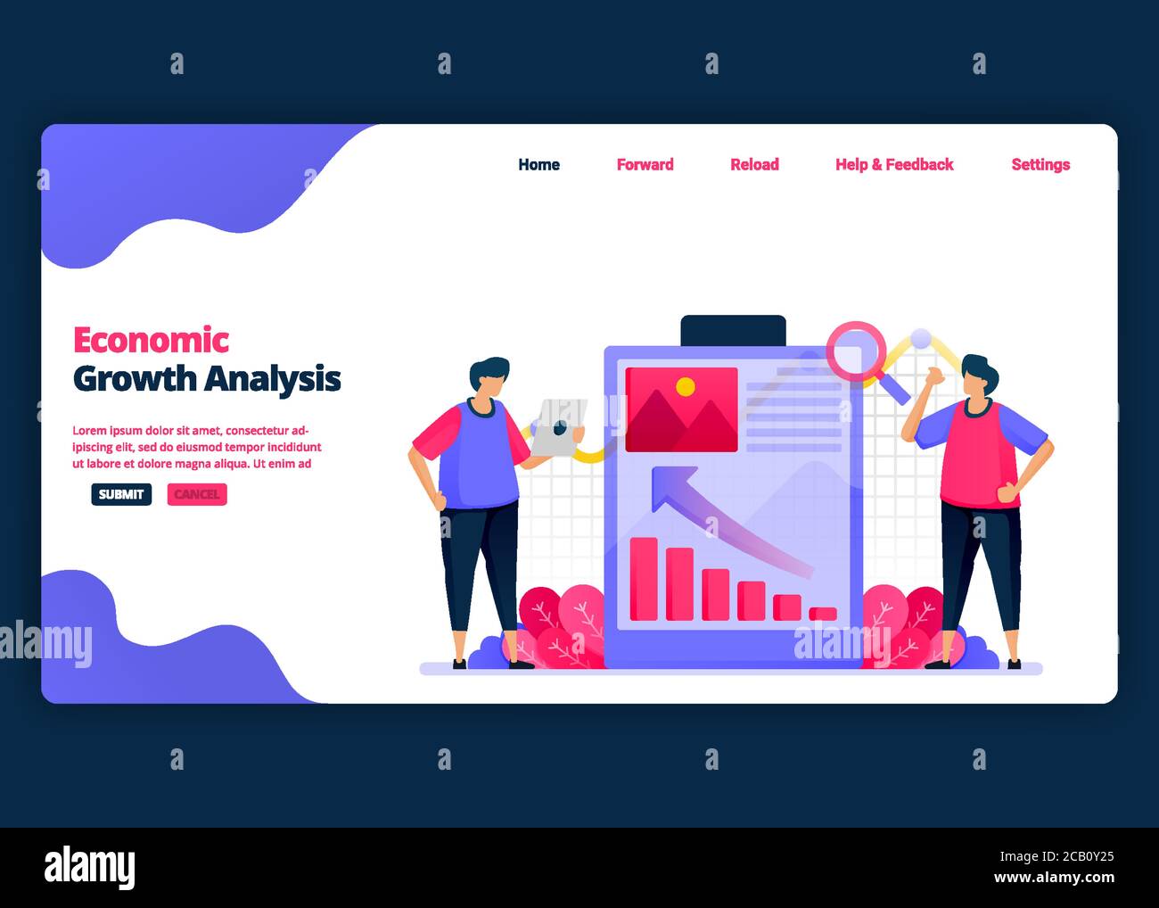 Economic growth cartoon illustration hi-res stock photography and ...