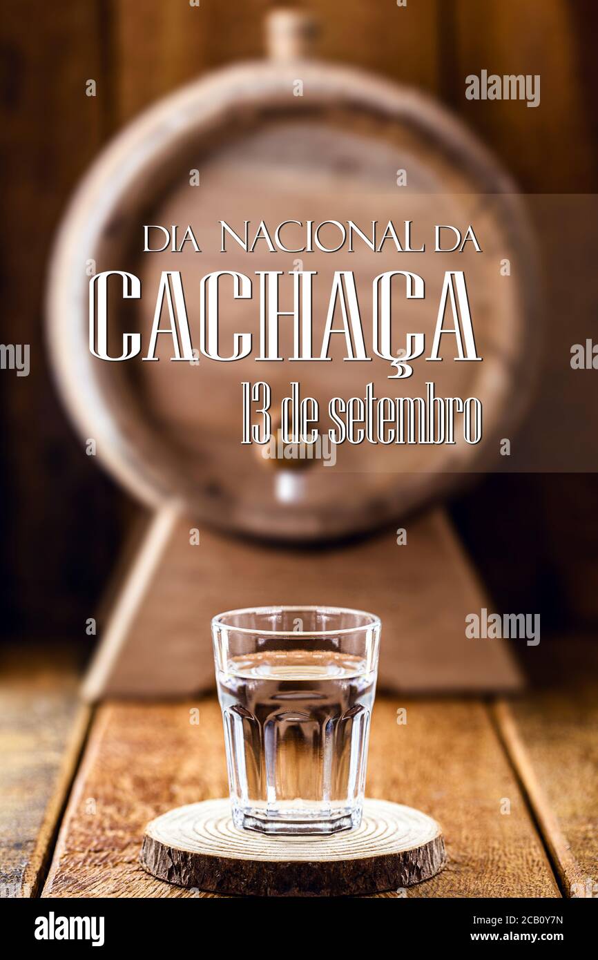 small dose glasses, high quality distilled alcohol. Brazilian cachaça ...