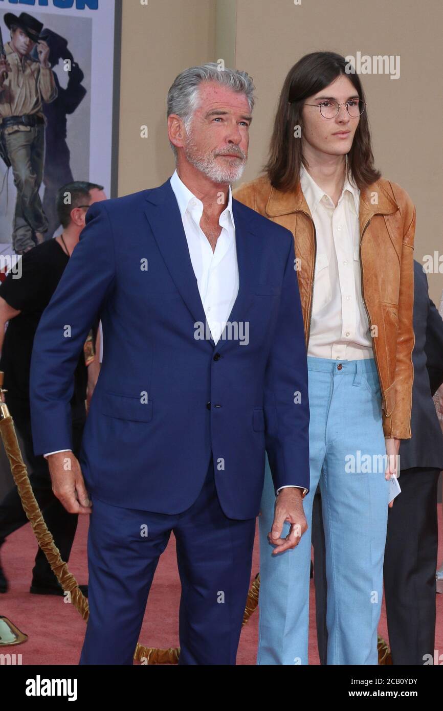 LOS ANGELES - JUL 22: Pierce Brosnan, Dylan Brosnan at the "Once Upon a ...