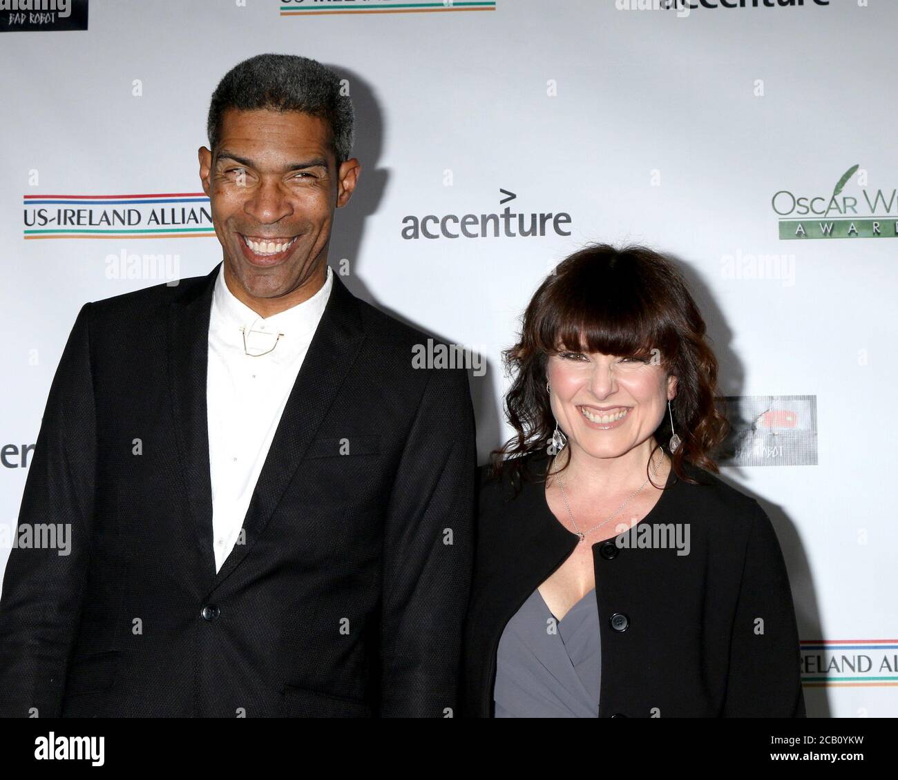 LOS ANGELES - FEB 21: Carl Austin, Tara Flynn at the 2019 Oscar Wilde Awards at the Bad Robot on ...