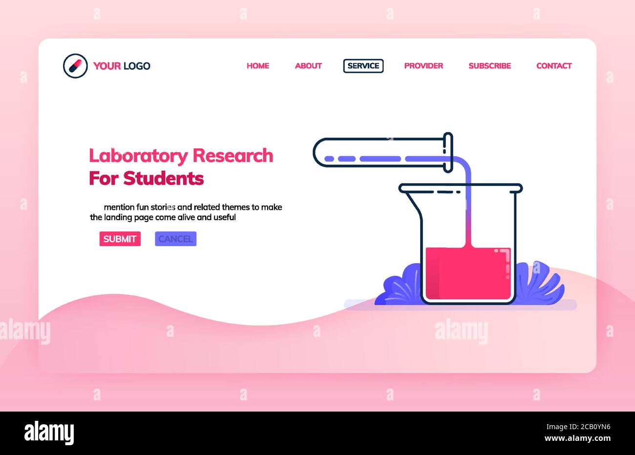 Template for laboratory hi-res stock photography and images - Alamy