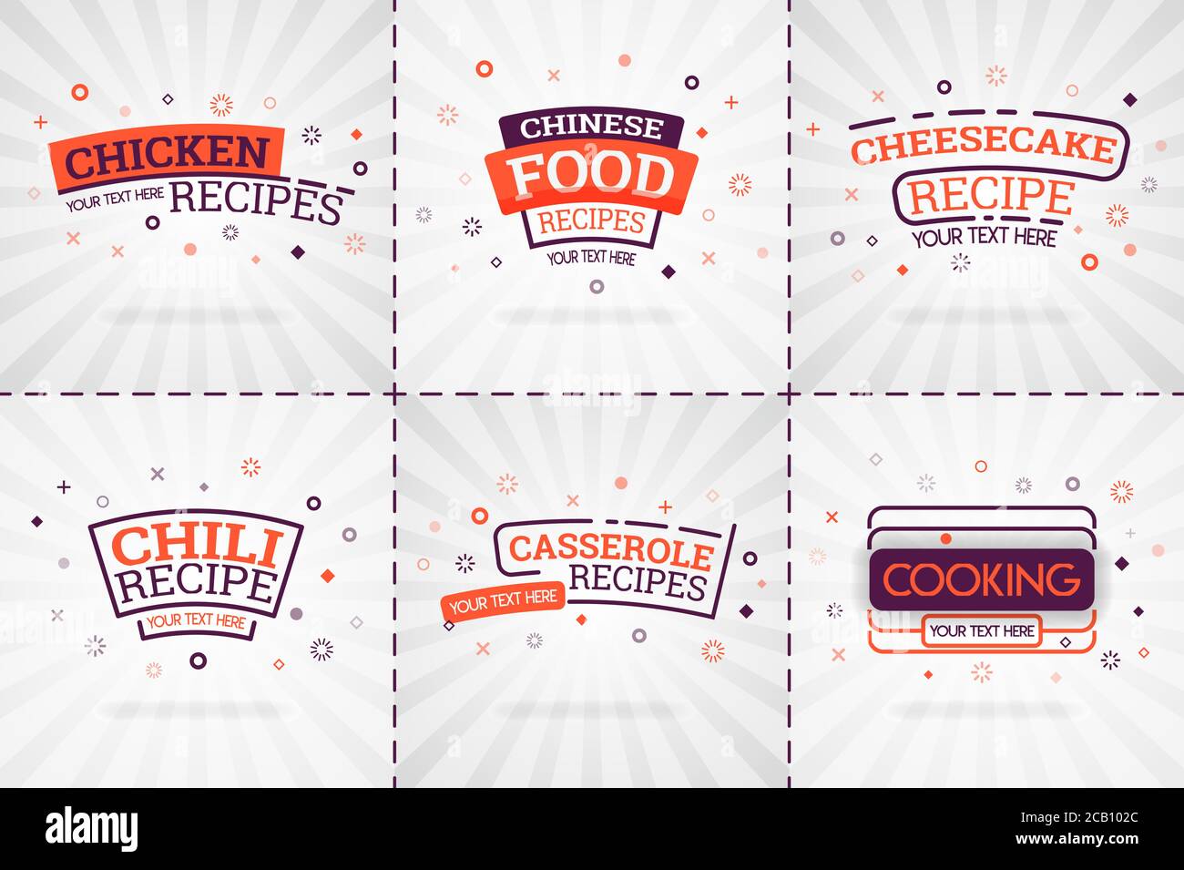 Vintage cooking magazines Stock Vector Images - Alamy