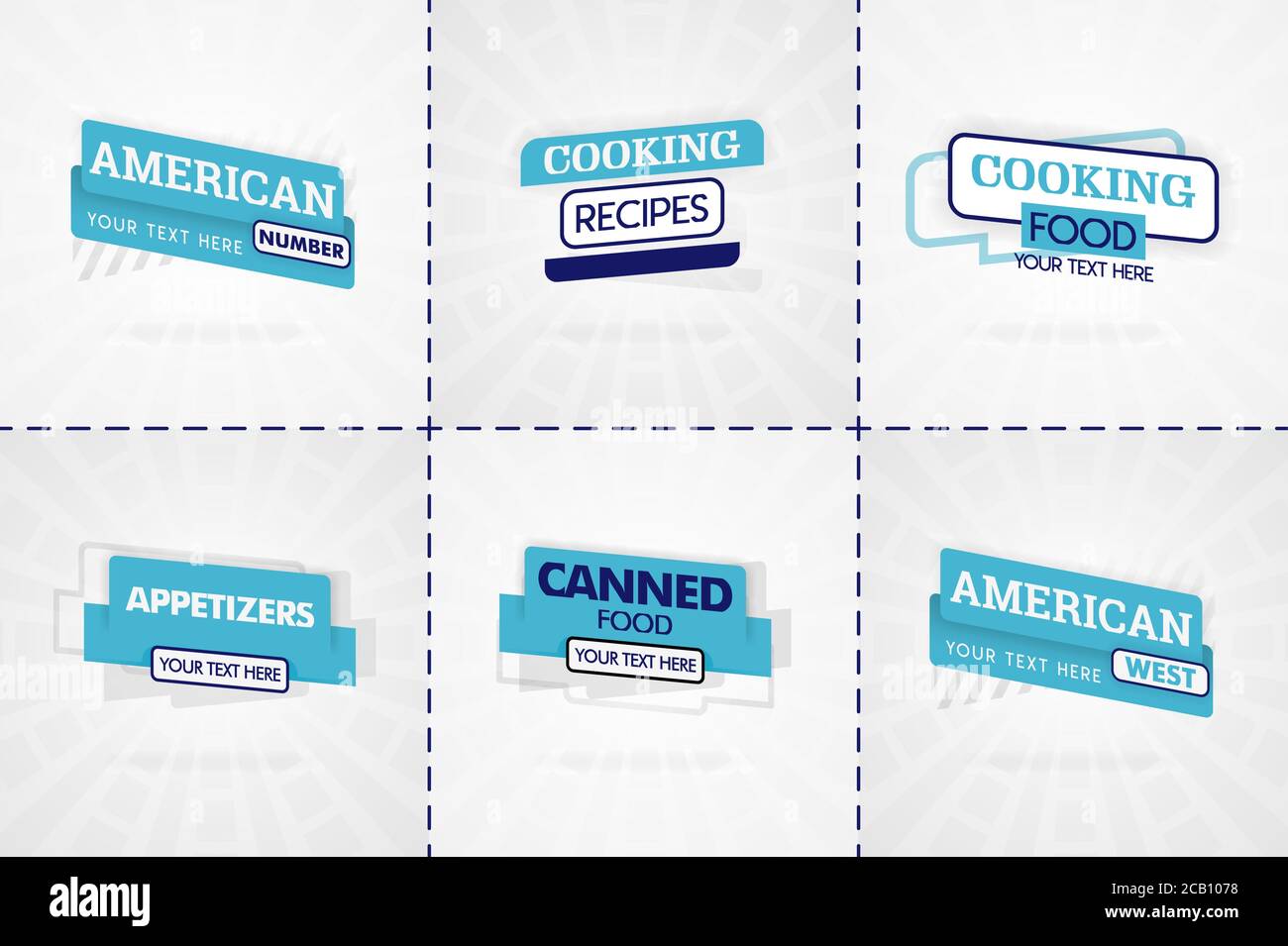 American appetizers Stock Vector Images - Alamy