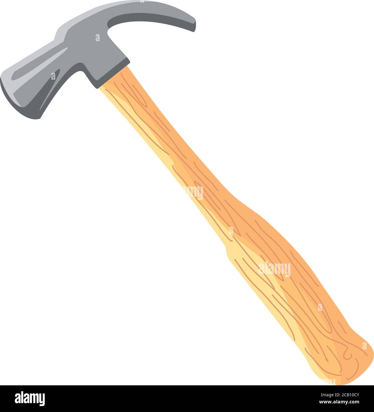 hammer tool in white background vector illustration design Stock Vector ...
