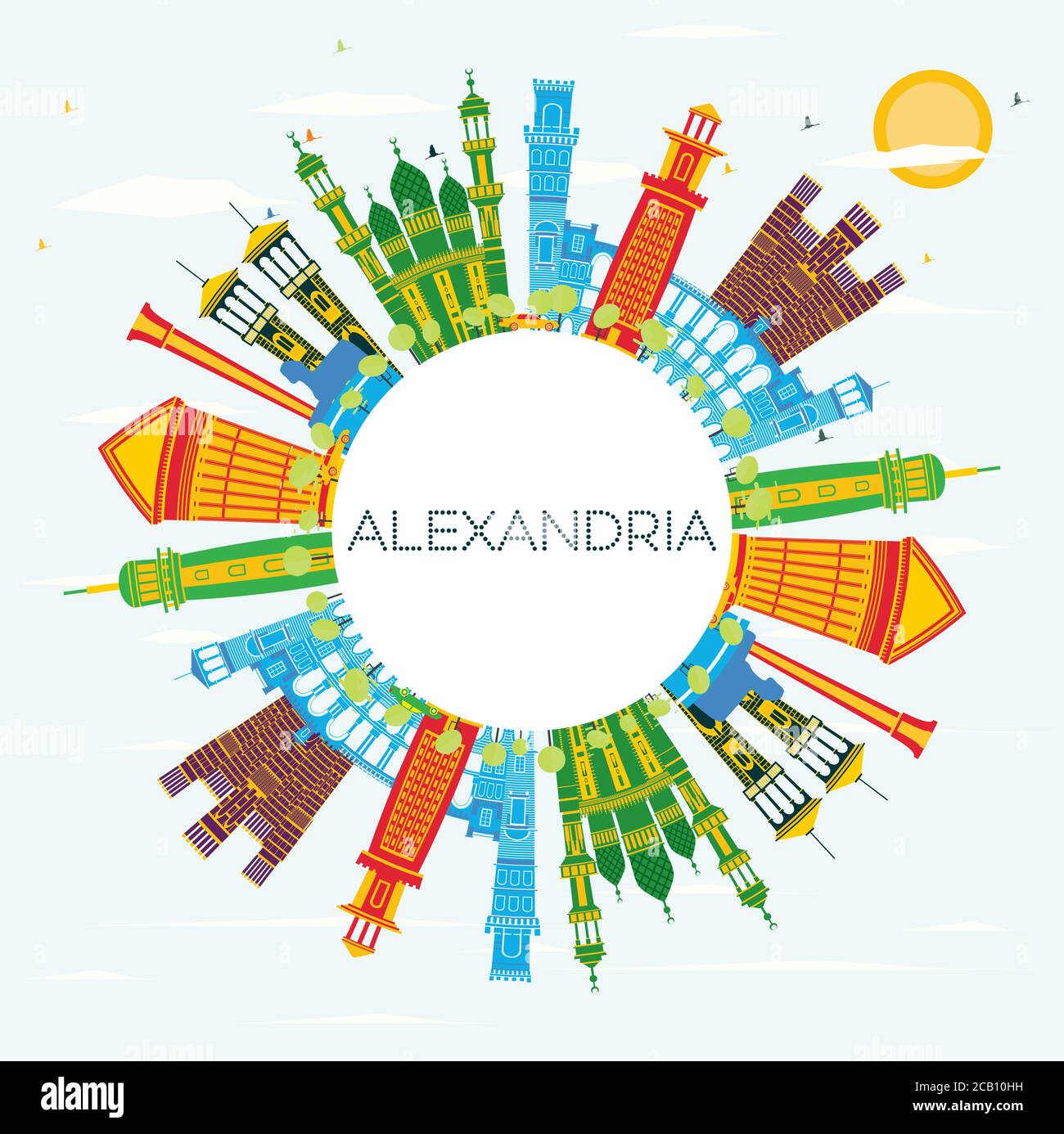 Alexandria egypt skyline cityscape hi-res stock photography and images ...