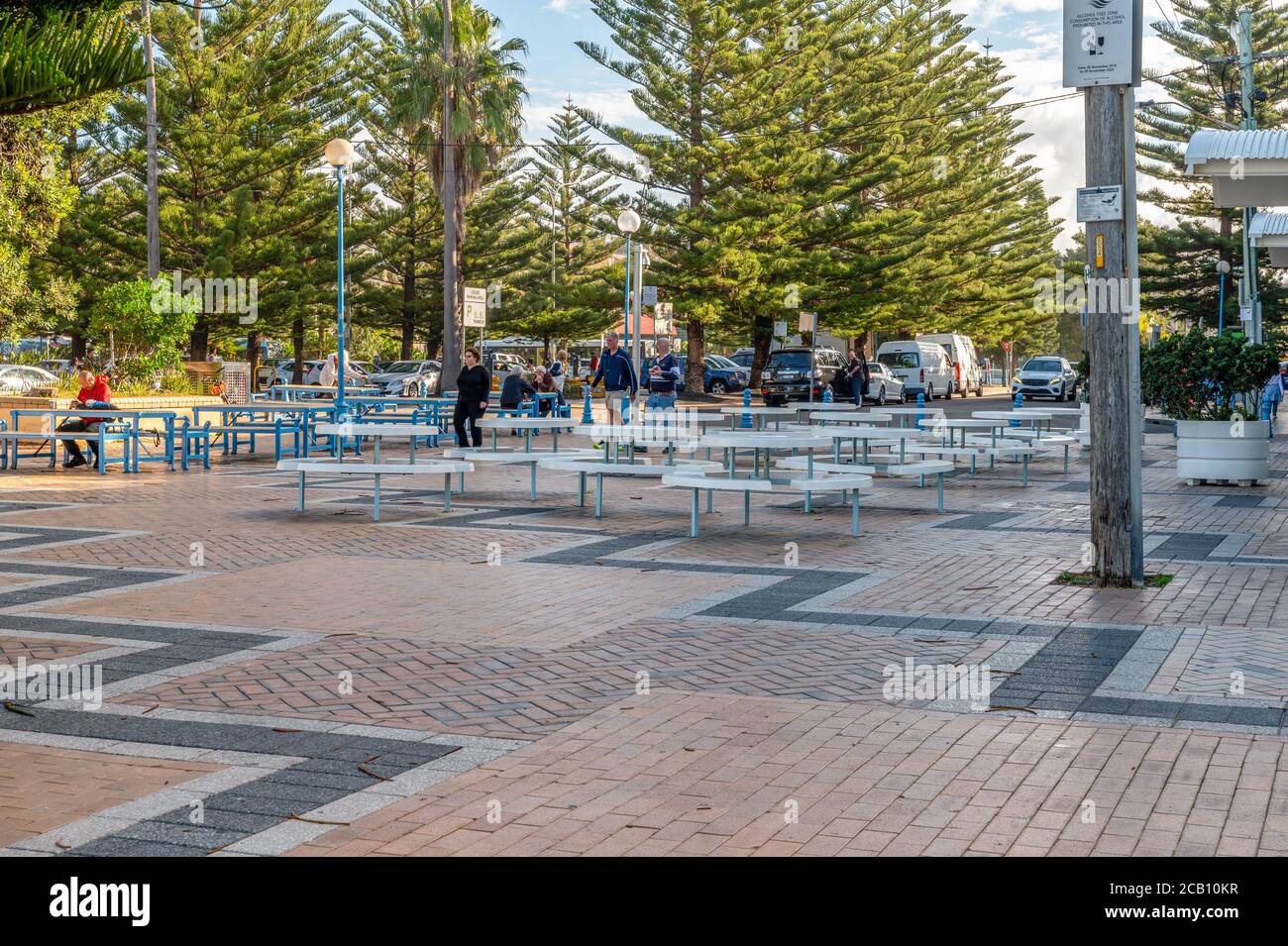 Sydney NSW Australia - May 27th 2020 - Tables and Benches in front of ...