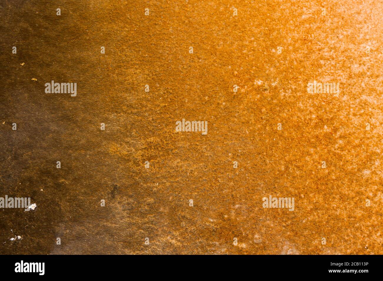 Textures from a microbial mat in a Yellowstone hot spring Stock Photo ...