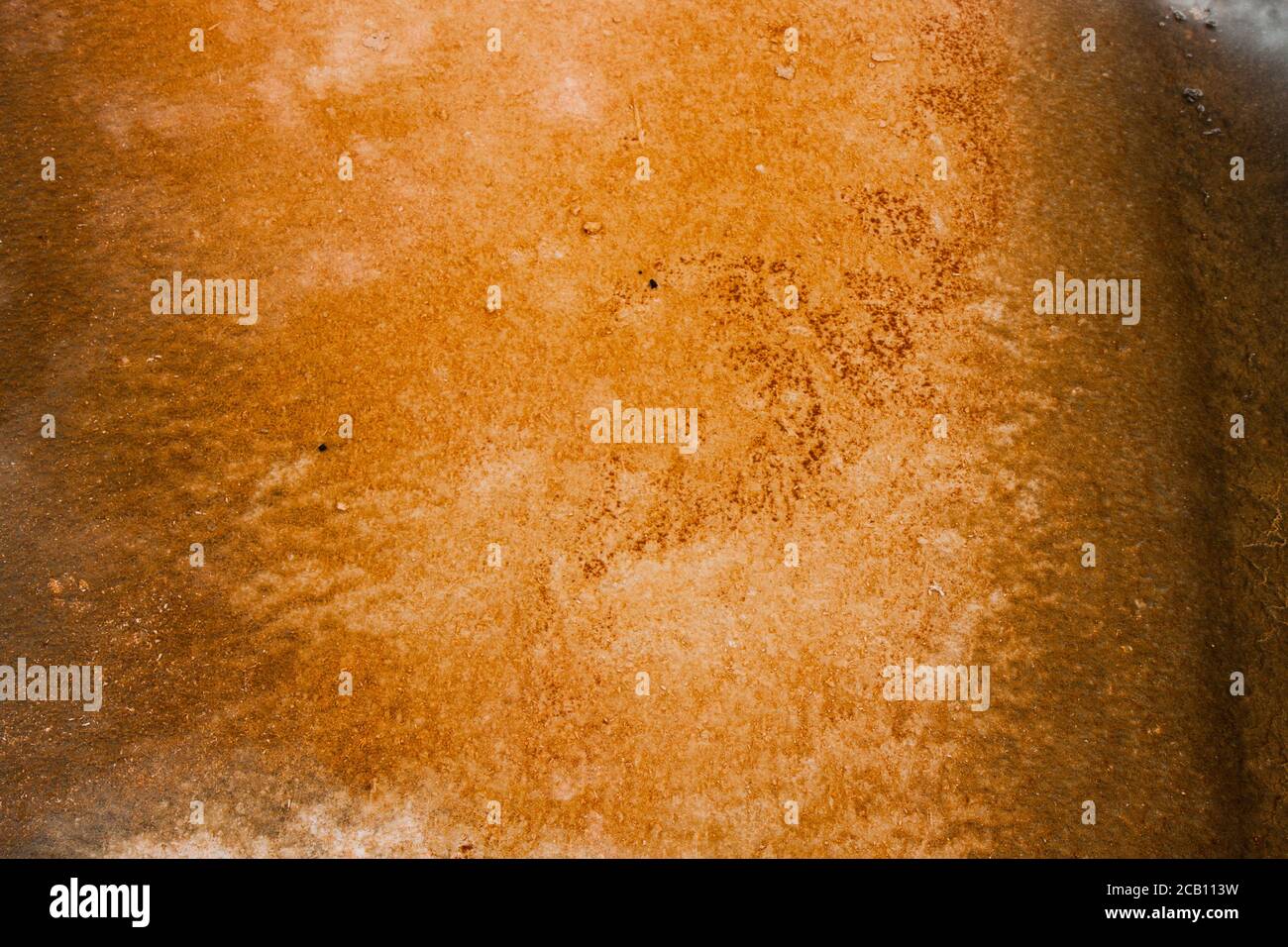 Textures from a microbial mat in a Yellowstone hot spring Stock Photo ...